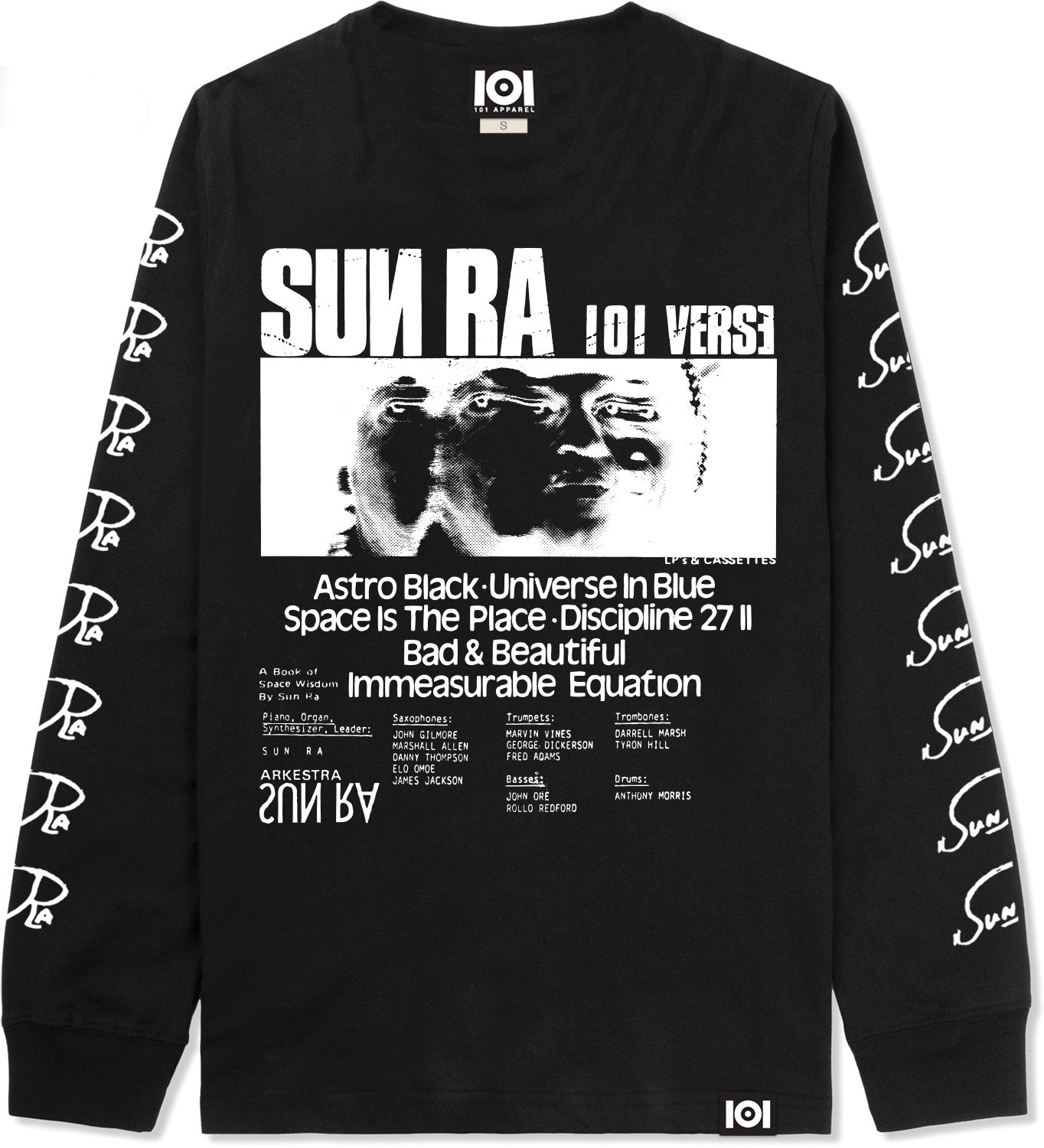 SUN RA LONG SLEEVE - BLACK – 101 Apparel
